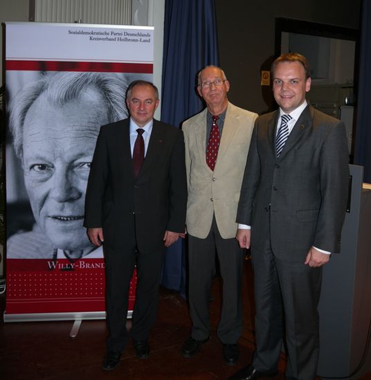 Willy-Brandt-Medaille für Peter Conze - SPD Schwaigern / Massenbachhausen